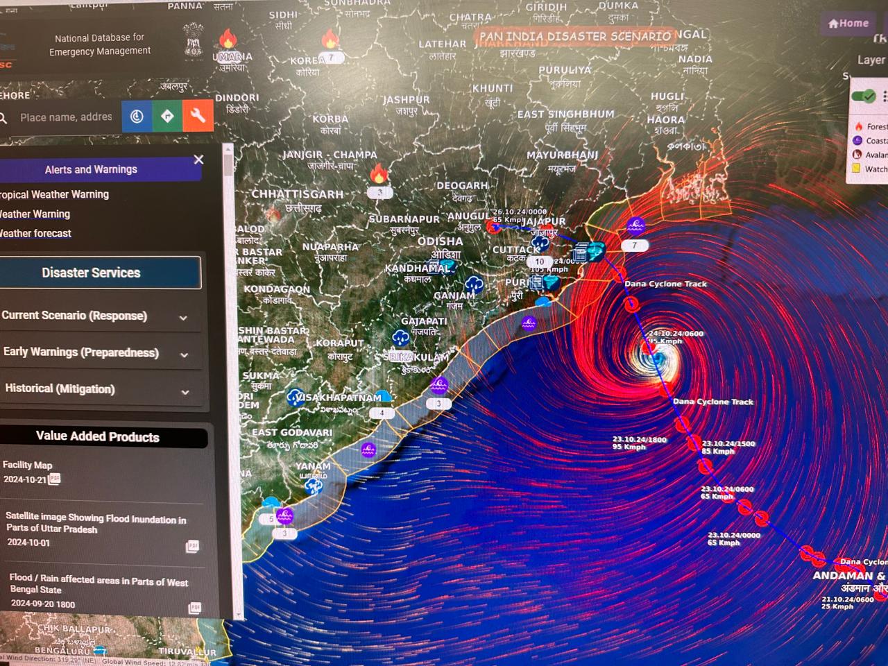Cyclone Dana Approaches Odisha and West Bengal: Heavy Rainfall and ...